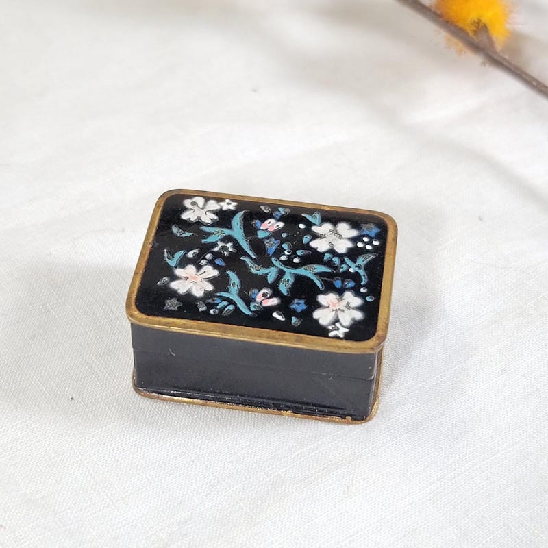 Brass Pill Box - Etsy