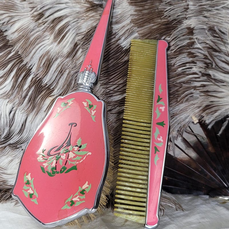 Comb and Brush Set - Etsy