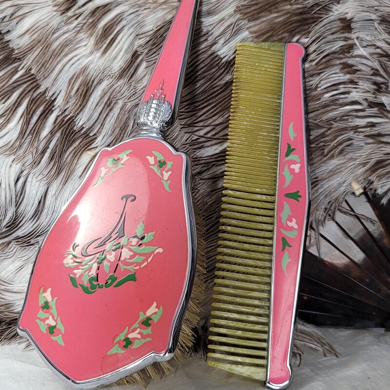 Comb and Brush Set - Etsy