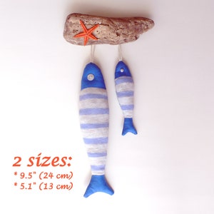 Fish DIY Pattern and Tutorial, Soft Sardine Sewing Pattern in 2 Sizes ...