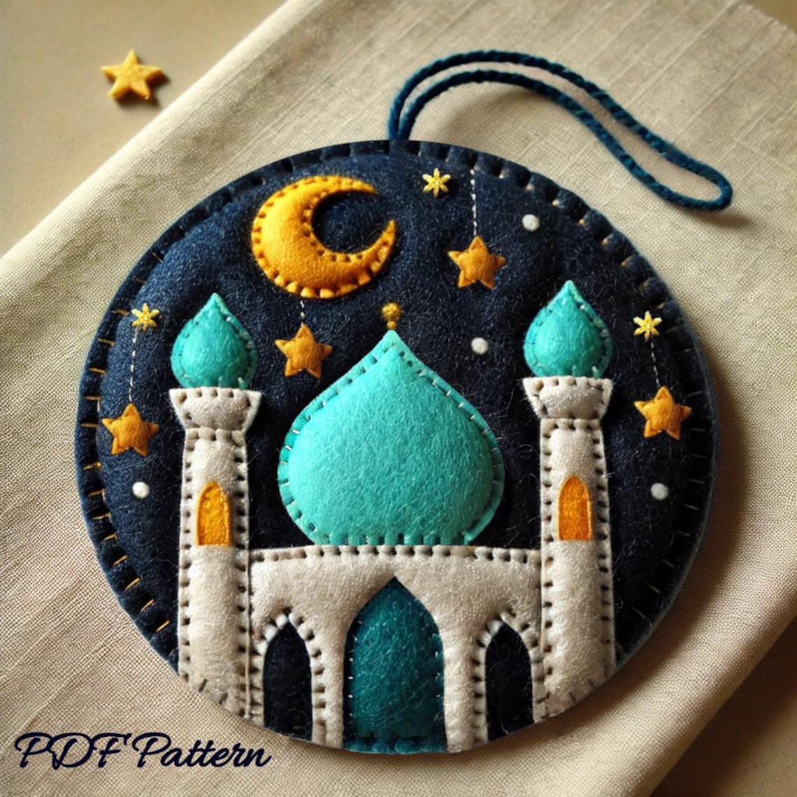 Arabian Nights Felt Ornament Sewing Pattern & Tutorial – Mosque in the ...