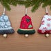 Fabric Christmas Bell Ornament Sewing Pattern and Tutorial, Two Sizes ...