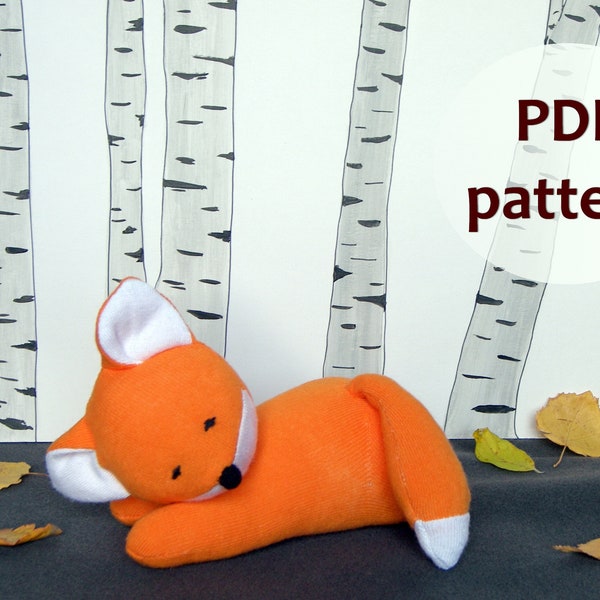 Fox Sewing Pattern - Etsy