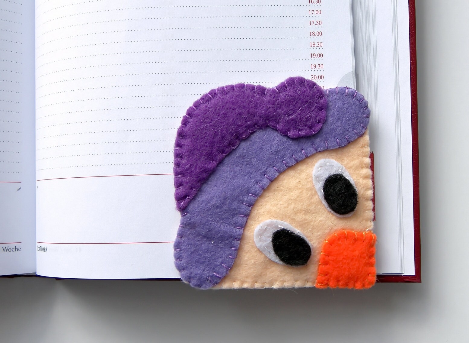 Felt Duck Bookmark PDF Sewing Pattern and Tutorial, Easy DIY Handmade ...
