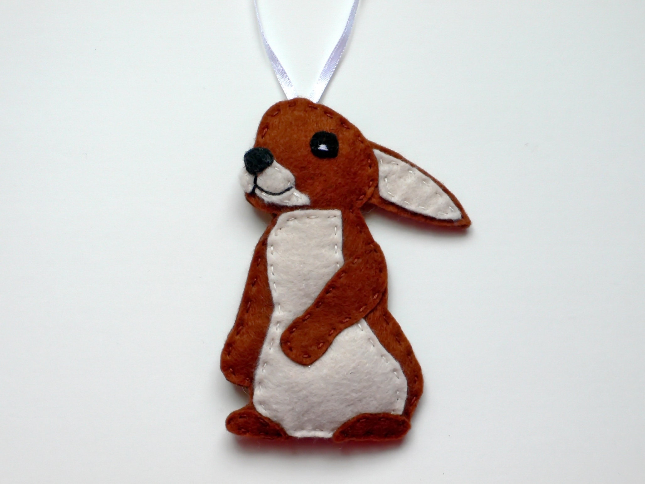 Felt Rabbit Sewing Pattern DIY Handmade Felt Bunny Instant Download ...