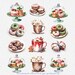 Christmas Treats Clipart 52 Digital Graphics for Instant Download ...