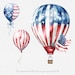 Watercolor Fourth of July Clipart - 17 Digital Graphics for Instant ...