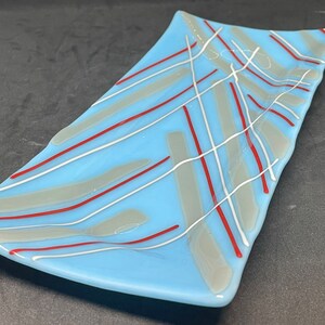 Spires Modern Style Fused Art Glass Spoon Rest Made With - Etsy