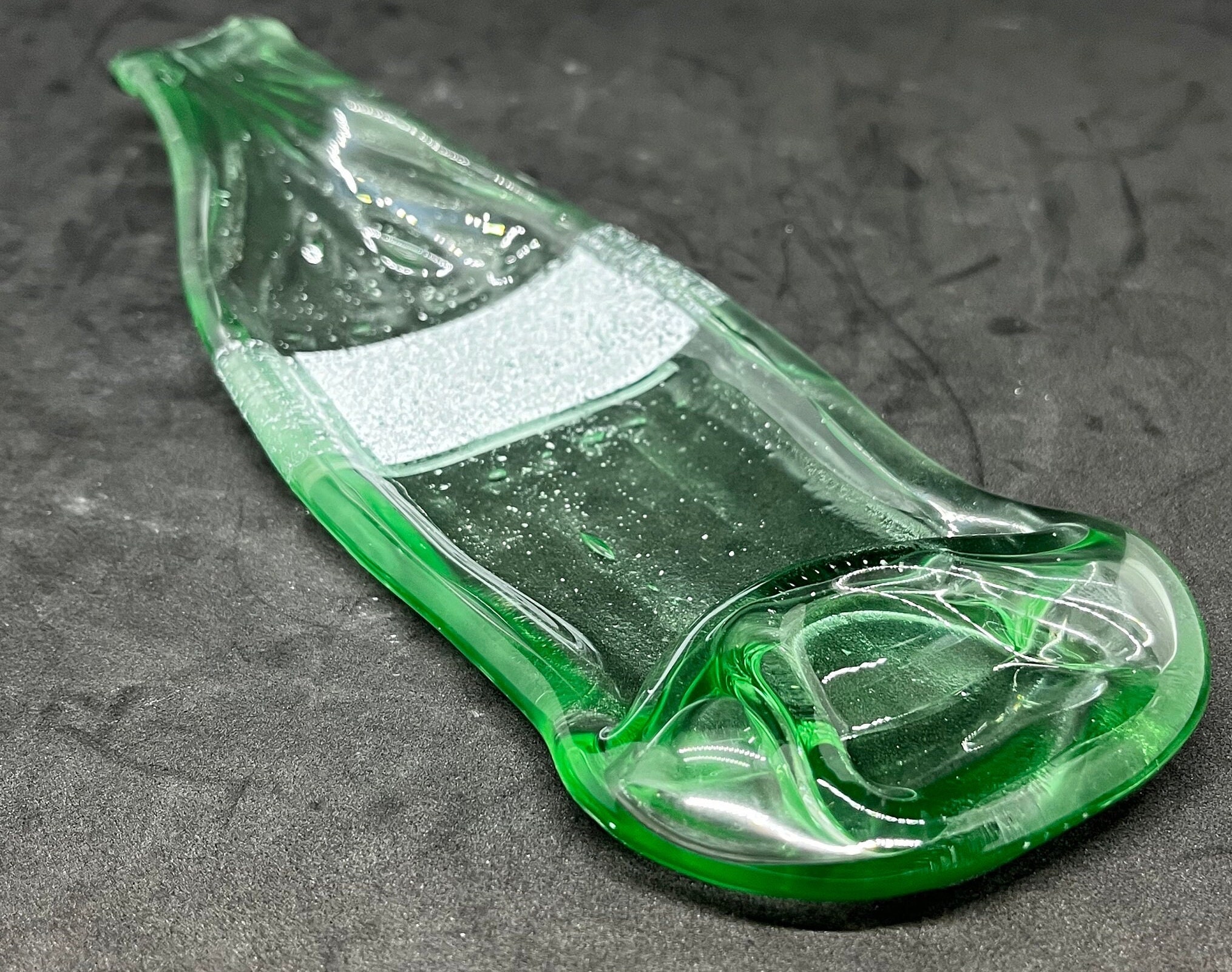 Fused Art From Slumped Coca Cola Bottle- Handcrafted Glass Spoon Rest ...