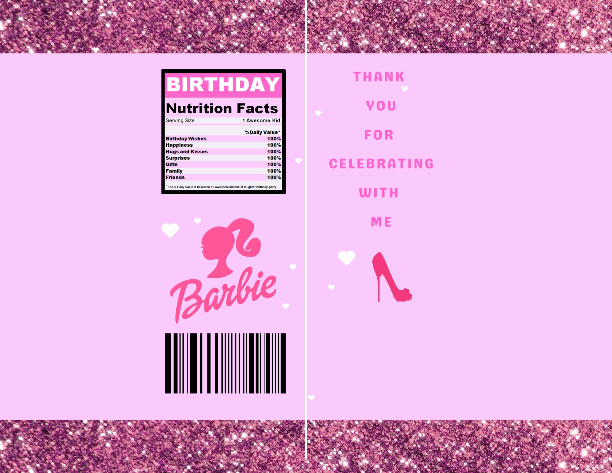 Afro Fashion Doll Chip Bag, Black Barbie Inspired, Party Favor, Custom ...