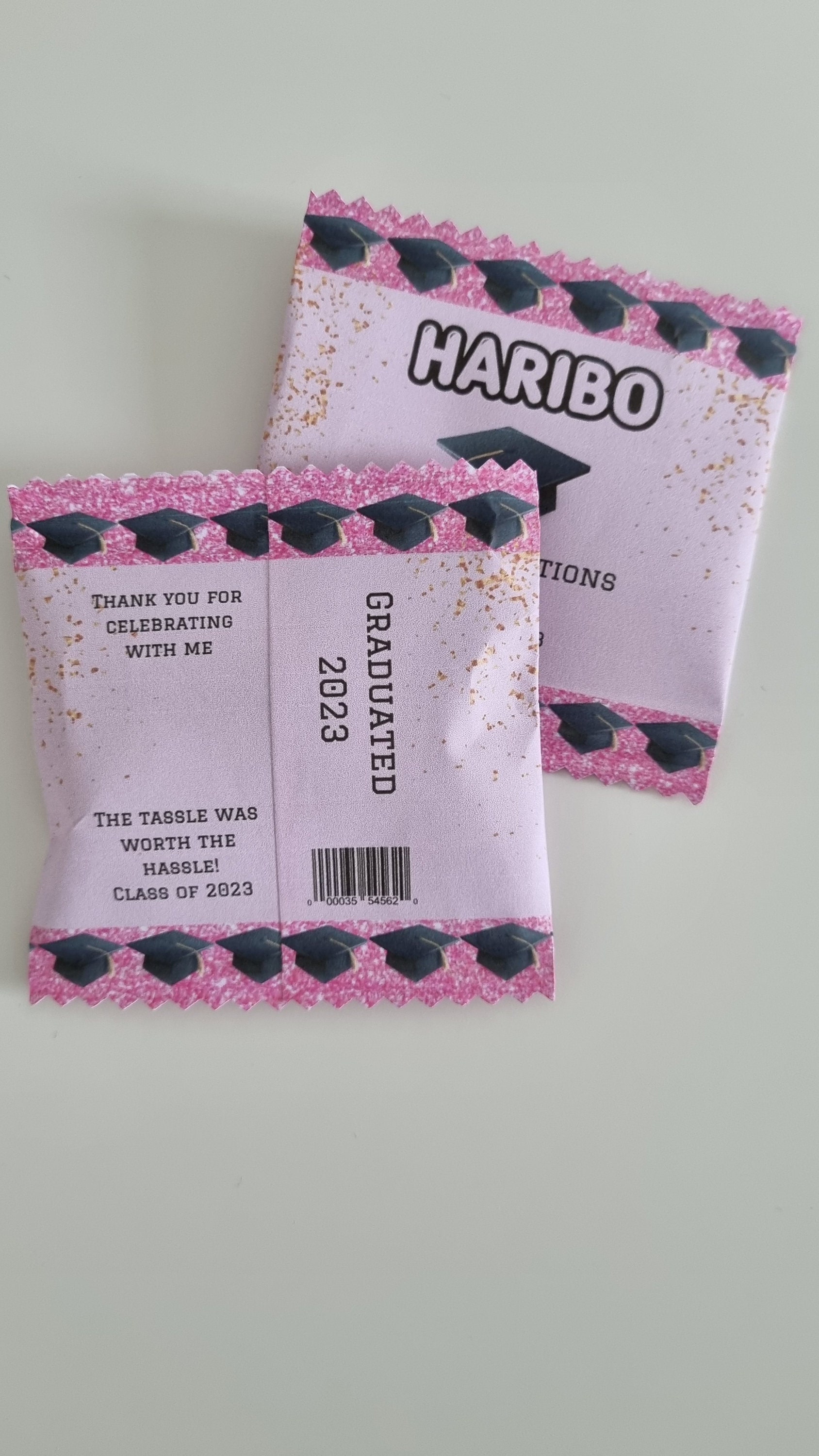 Haribo Snack Mini Bag Template. Editable Haribo Template Packet. Canva ...