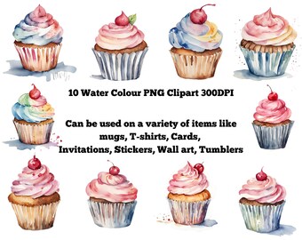 Digital Clip Art Set and Digital Paper Cute Tea Party. Kawaii Clip Art ...