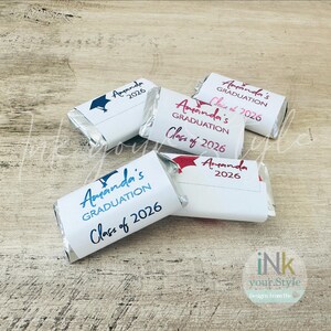 21 Personalized Graduation Chocolate Bar Wrappers/personalized Real ...