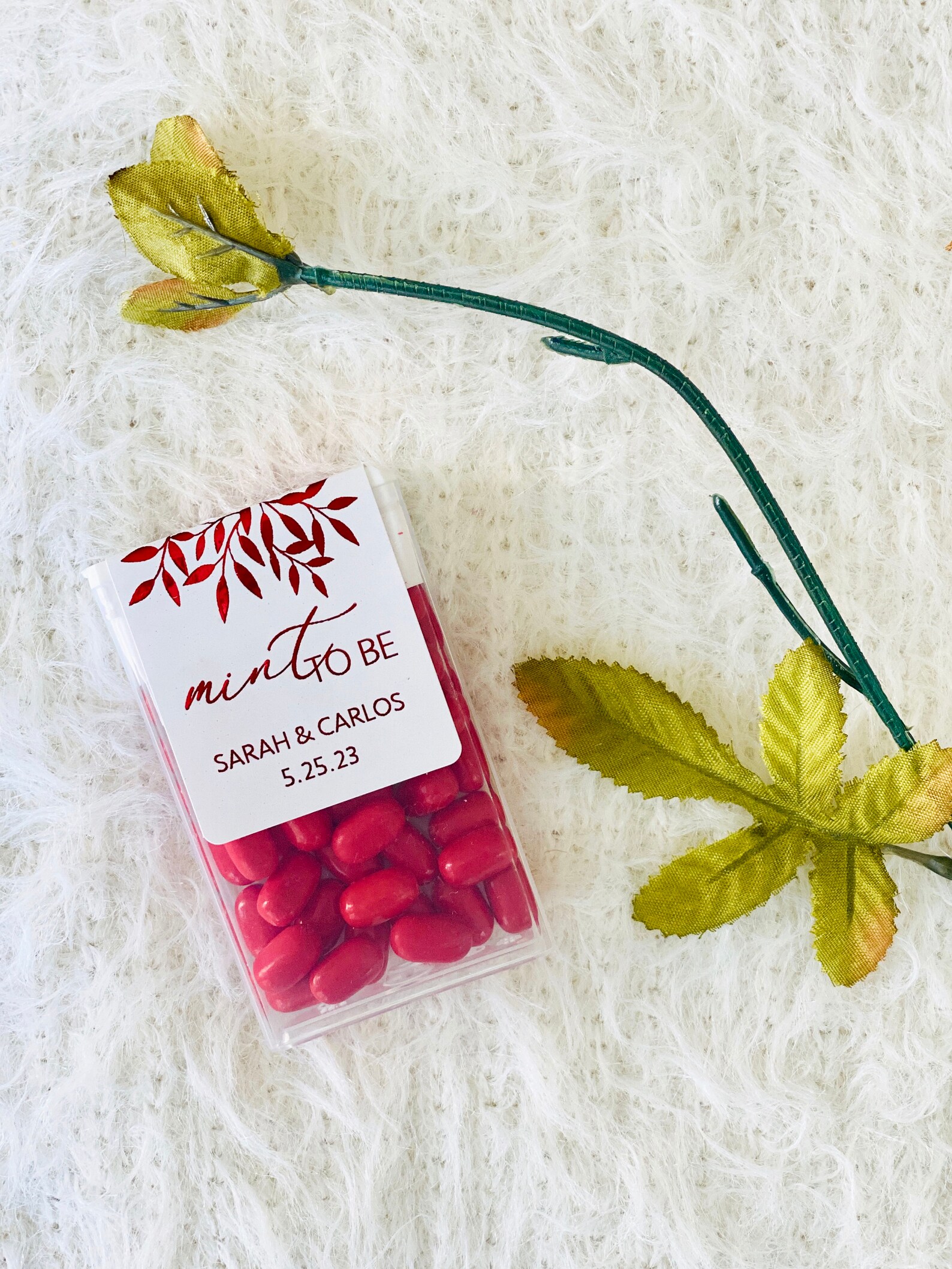 Personalized Real Foil Wedding Tic Tac® Labels/wedding Favor Labels/tic ...