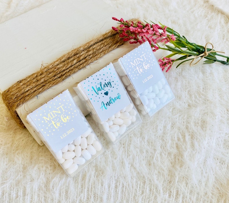 Personalized Real Foil Wedding Tic Tac® Labels/wedding Favor - Etsy
