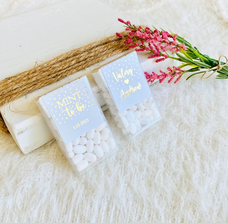 Personalized Real Foil Wedding Tic Tac® Labels/wedding Favor - Etsy