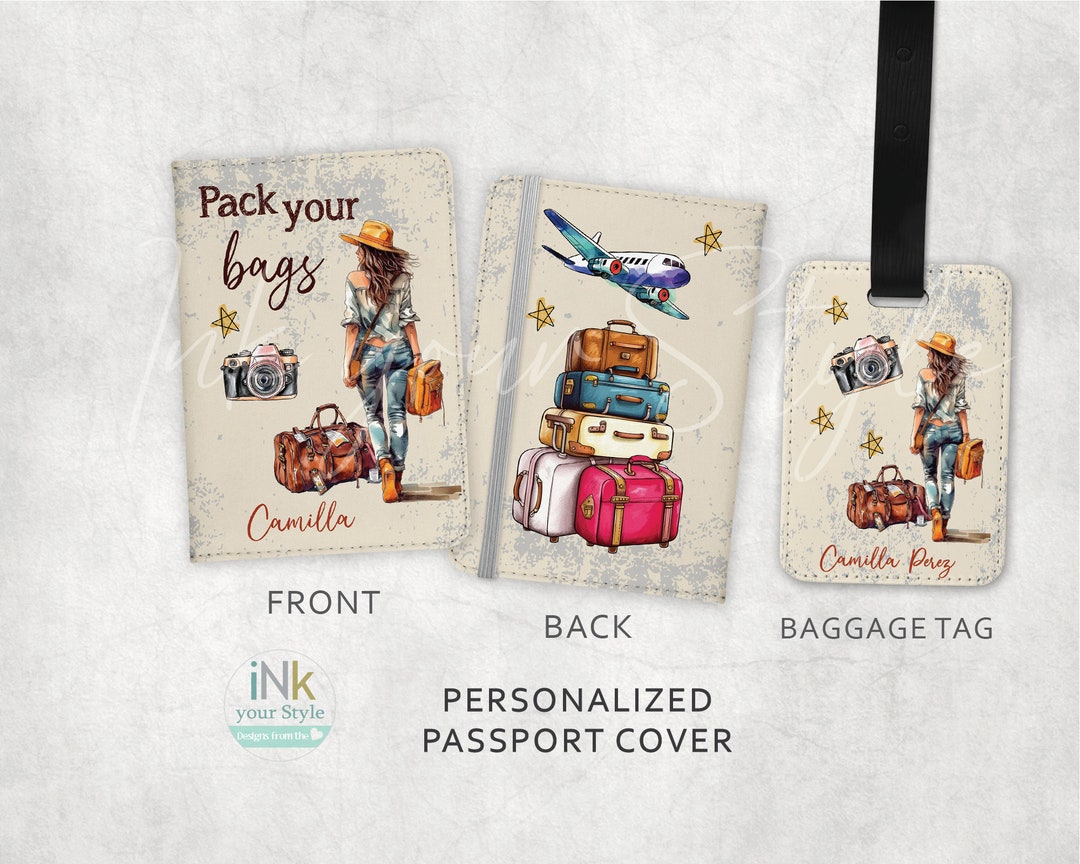 Personalized Passport Holder | Personalized Passport Cover | Customized ...