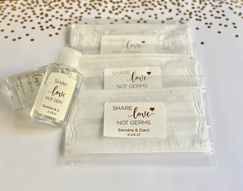 10 Personalized Labels for 7oz-8oz Hand Sanitizer Bottles/real | Etsy