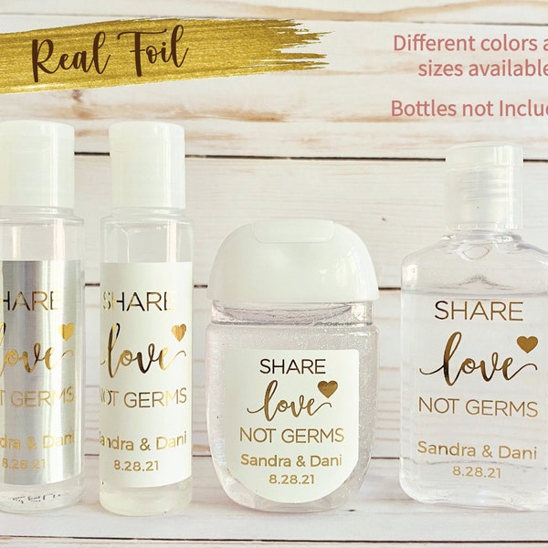 Hand Sanitzer Labels - Etsy