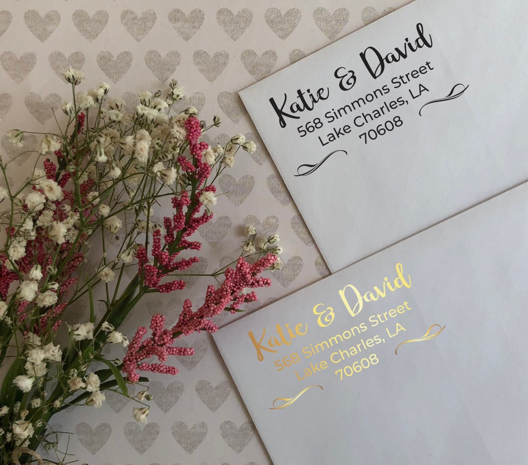 Return Address Labels, Wedding Labels, Bridal Address Labels, Clear ...