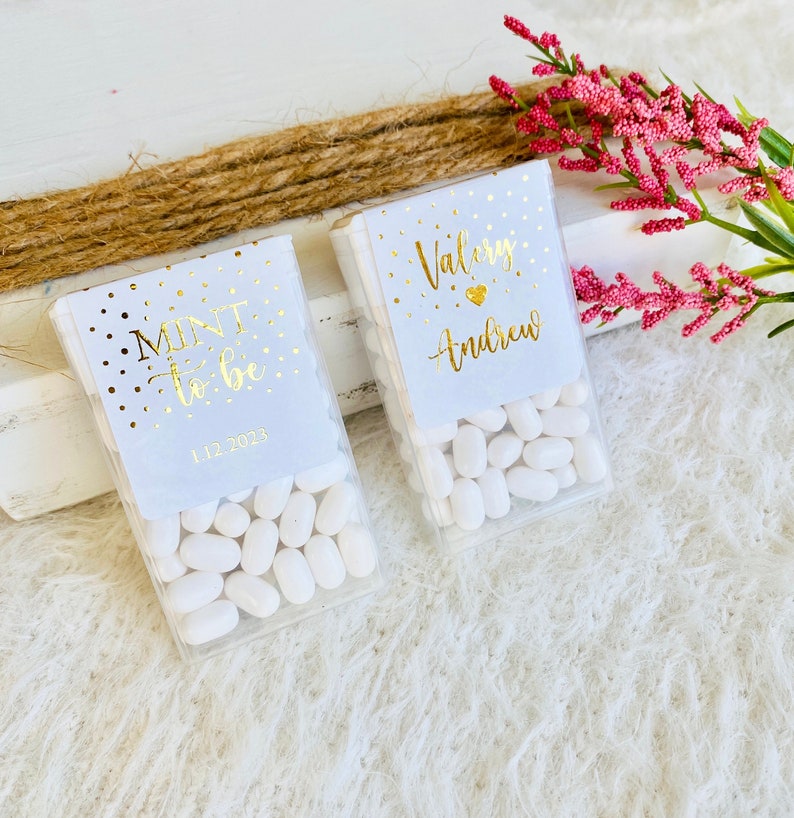 Personalized Real Foil Wedding Tic Tac® Labels/wedding Favor - Etsy