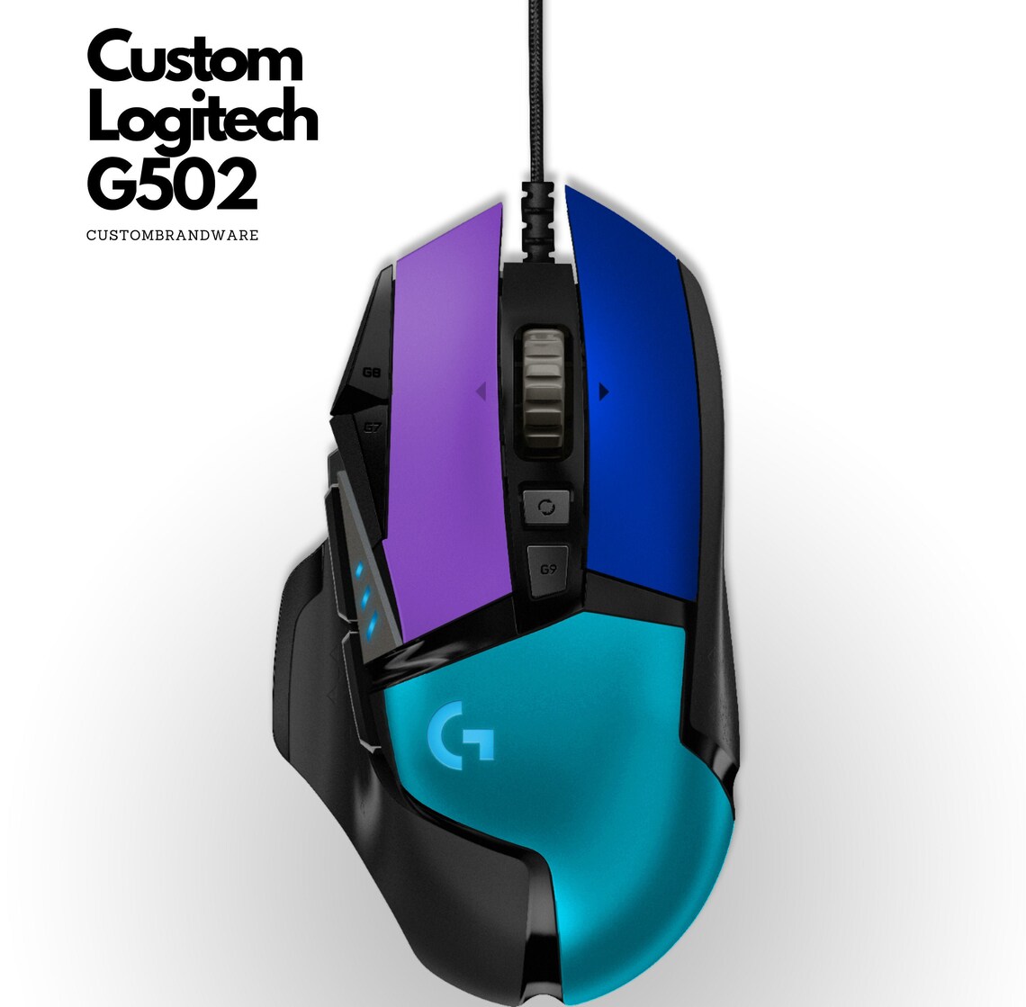 Custom Painted Logitech G502 HERO Wired Optical Gaming Mouse - Etsy