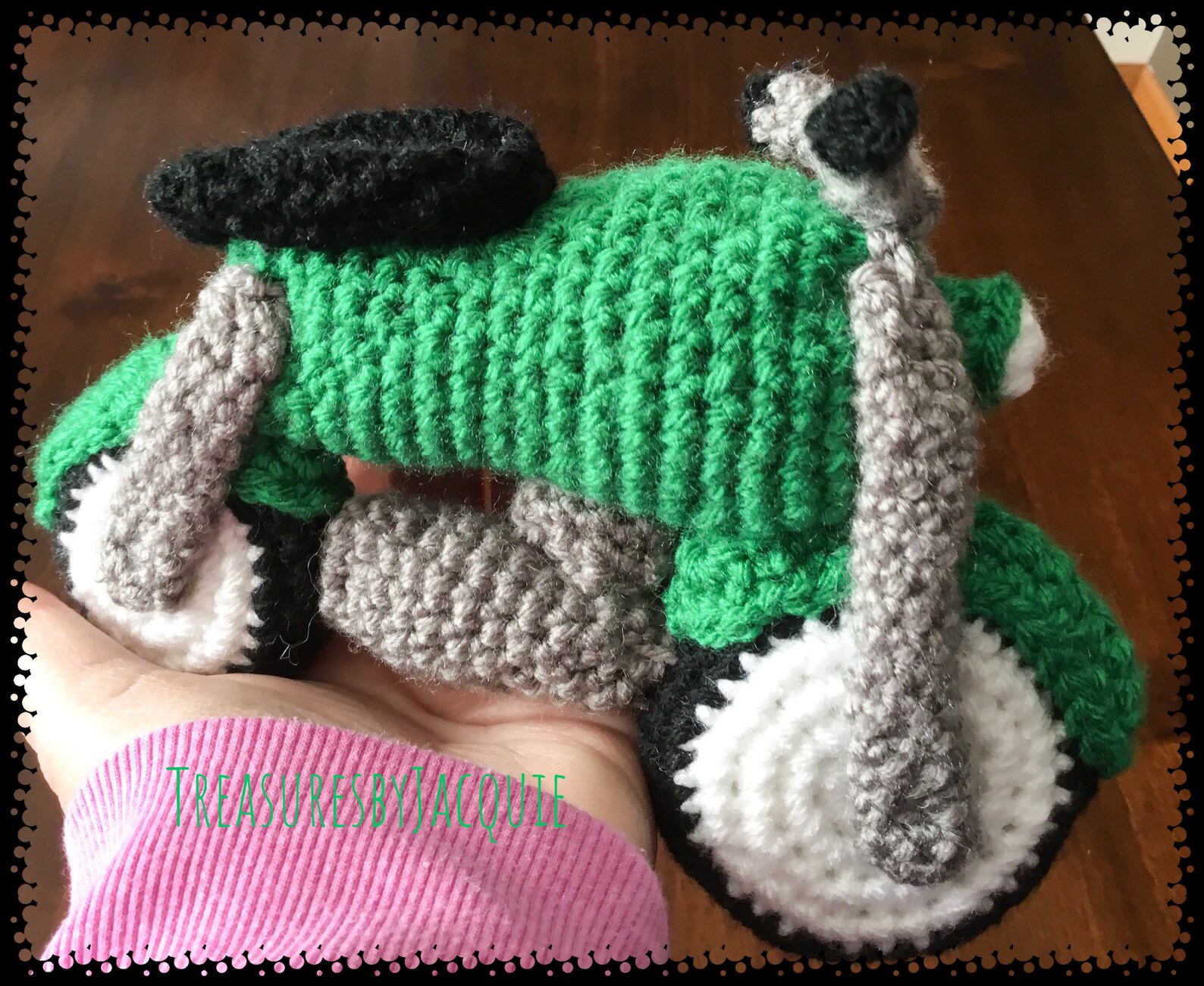 Crocheted Stuffed Motorcycle Toy Motorcycle Toy Pretend - Etsy