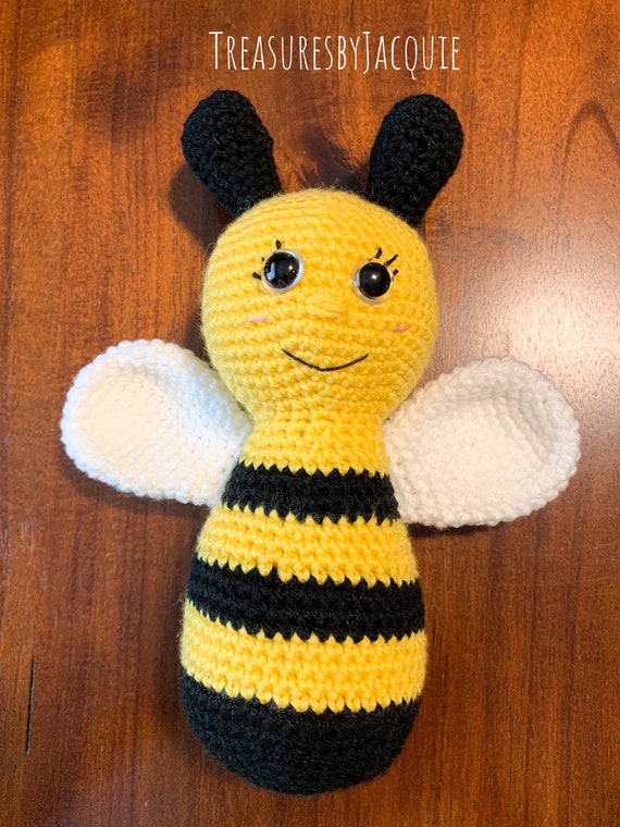 Crocheted Stuffed Amigurumi Bee Doll Crocheted Bee Dolly Bee - Etsy