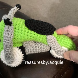 Crocheted Stuffed Motorcycle Toy: Interactive Pretend Play - Etsy