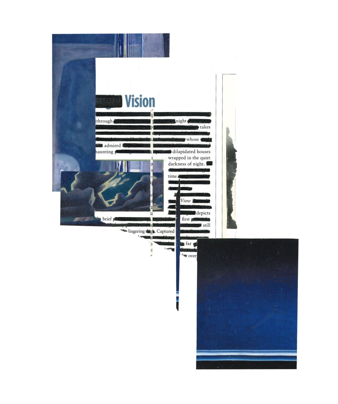 Handmade Home Decor Collage | Block Poem Digital Collage | Gift for ...