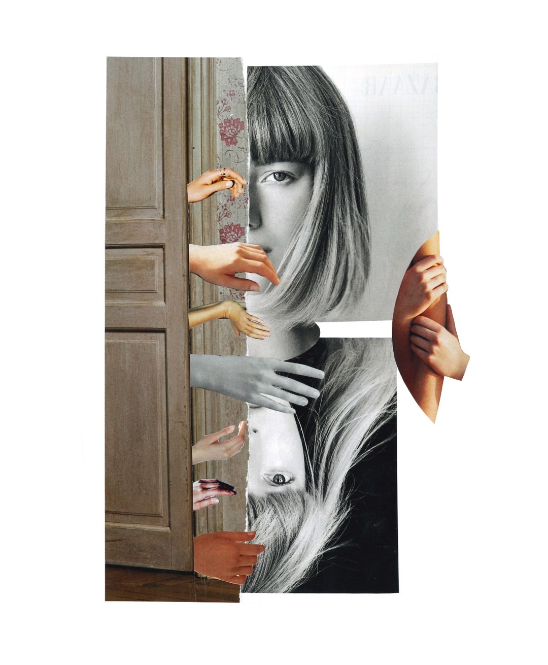 Handmade Home Decor Collage | Hands | Portrait | Neutral Digital ...