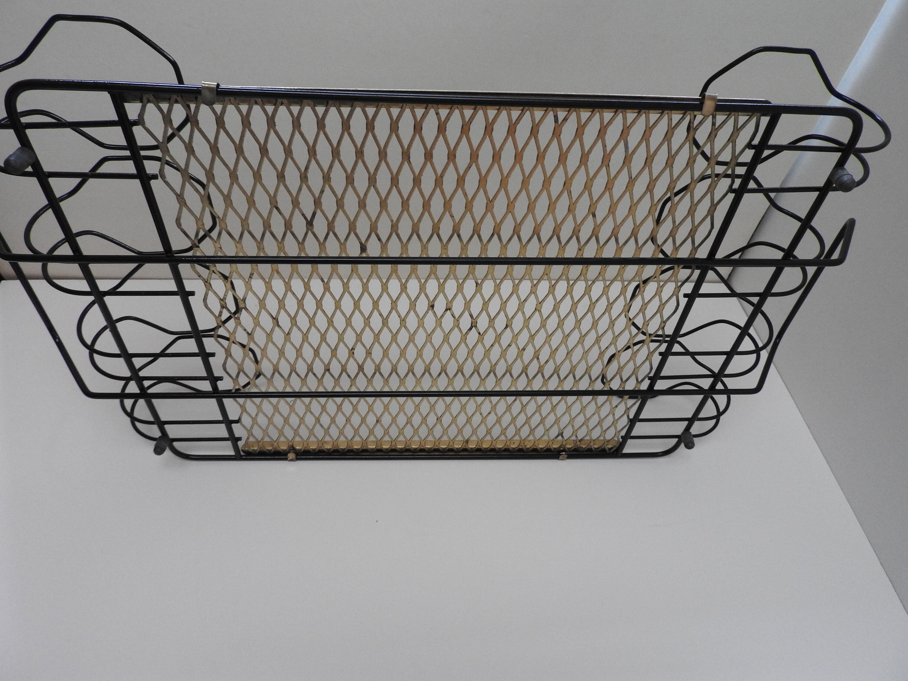 Rare Vintage MCM Metal Mesh Serving Tray - Etsy