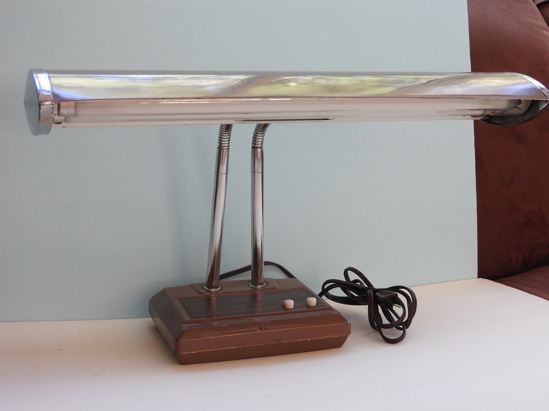 Heavy Duty Vintage Fluorescent Desk Lamp - Etsy