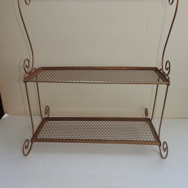 Vintage Metal Shelf - Etsy