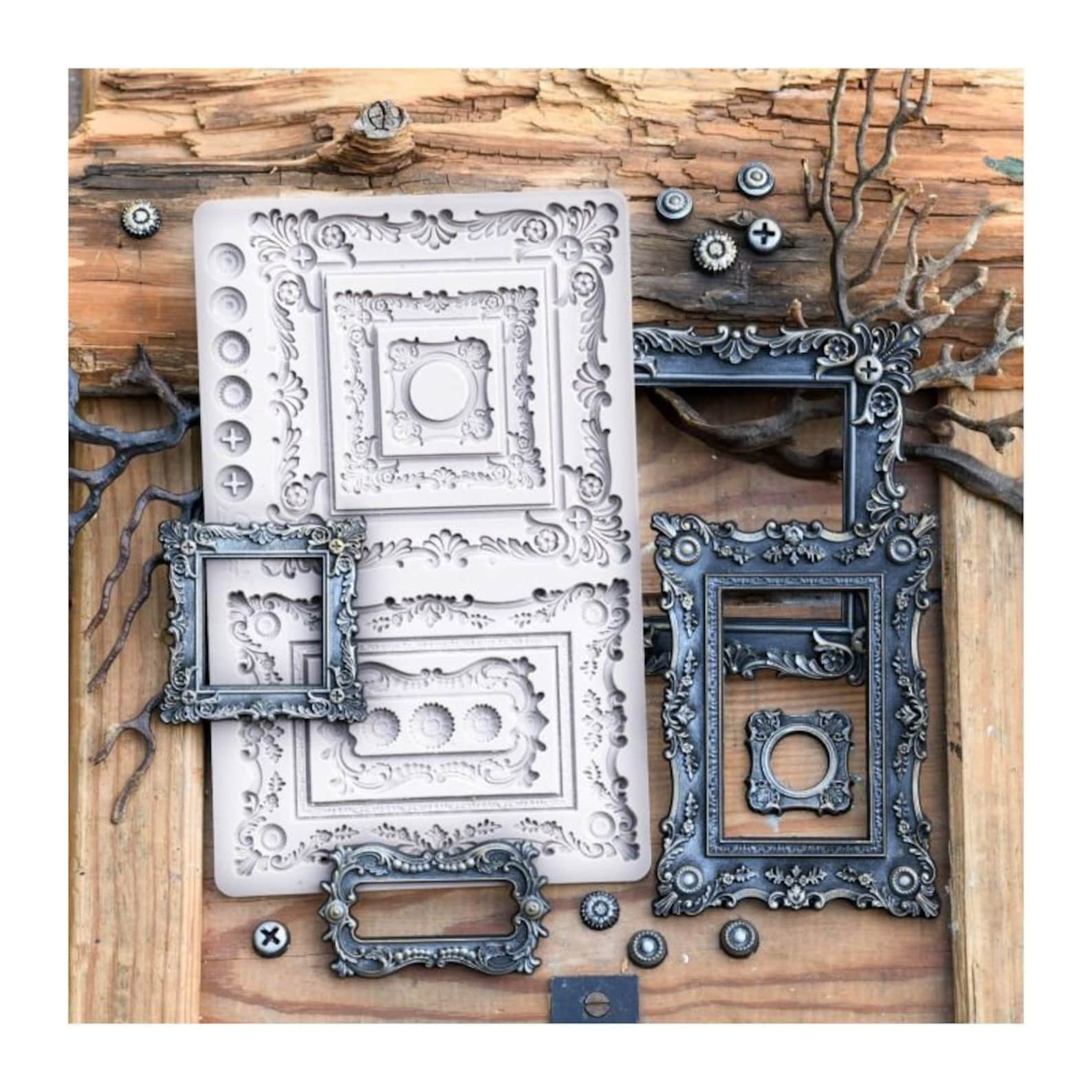 Baroque Frames Finnabair Decor Mould Redesign With Prima - Etsy UK