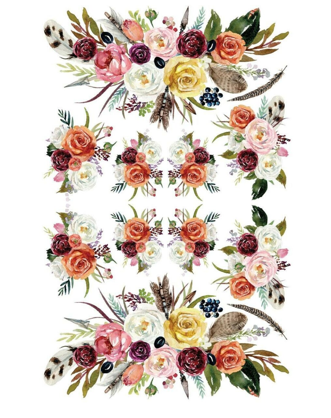 Flower Child Transfer Transfer Tool Belles & Whistles Decor Transfers ...