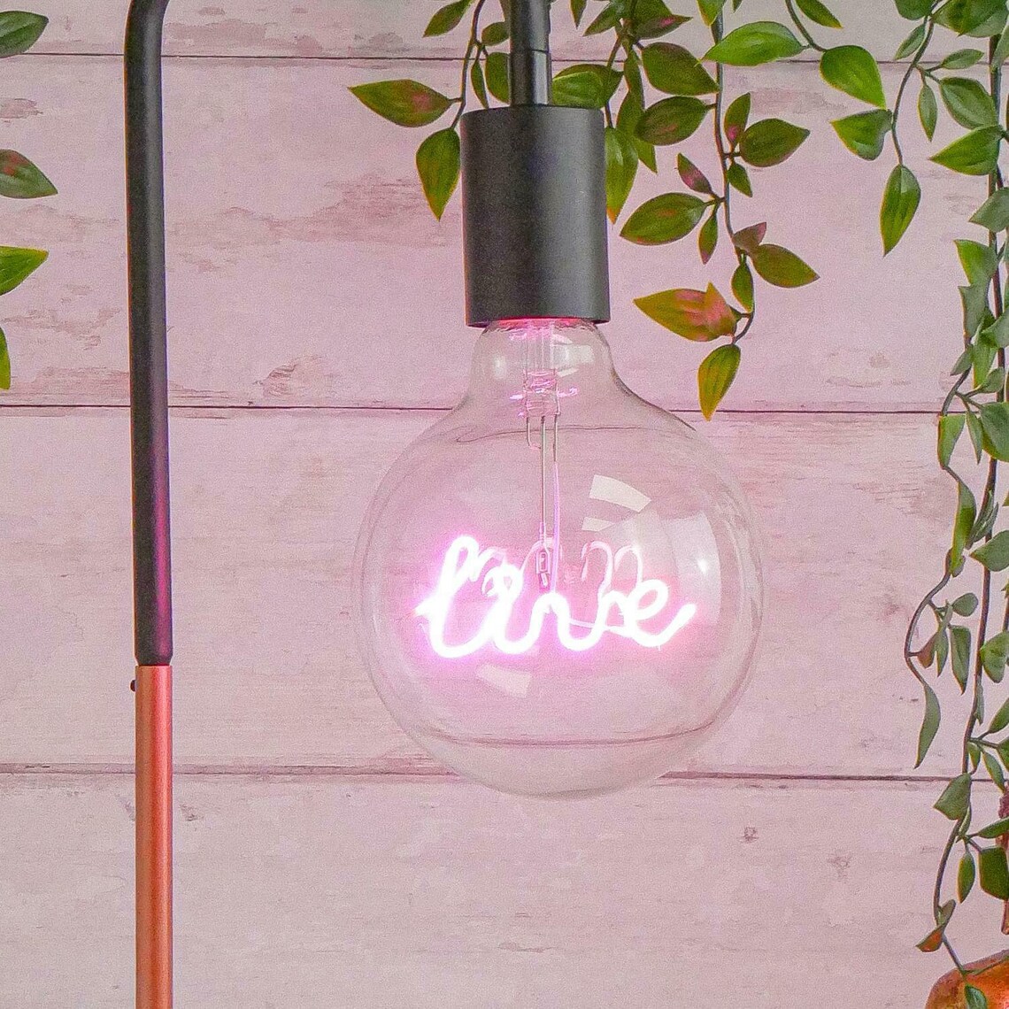 LED Text Light Bulbs Bubble Bulbs Upright LED Filament - Etsy UK