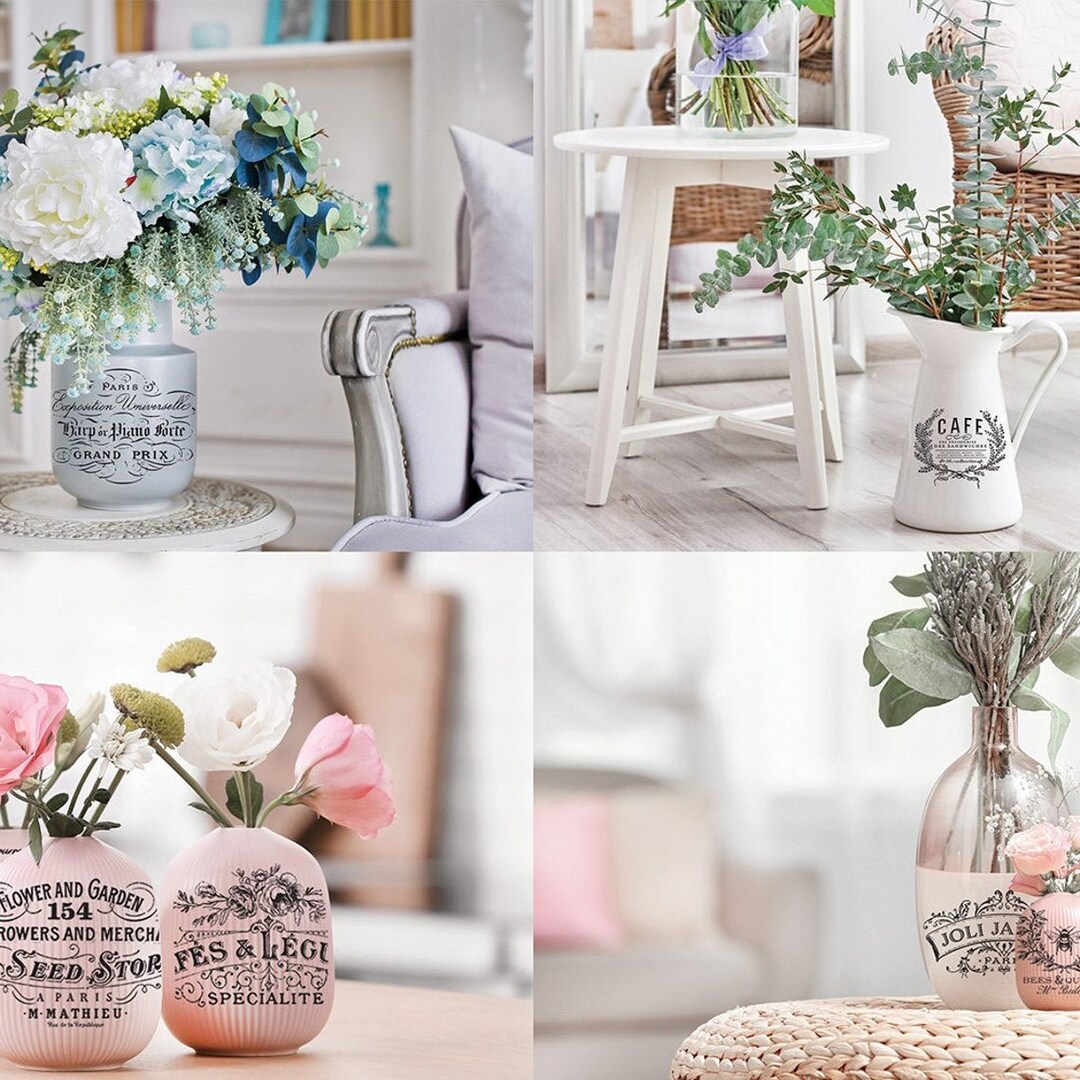 Classic Vintage Labels Transfer Tool Redesign With Prima Decor Transfer ...