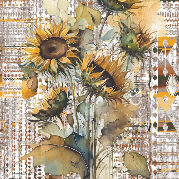 Bohemian Decoupage Paper - Etsy