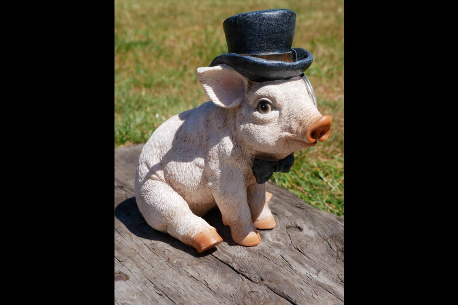 Garden Gnome Pigs Pig With Monocle Pig With Spade Pig With | Etsy
