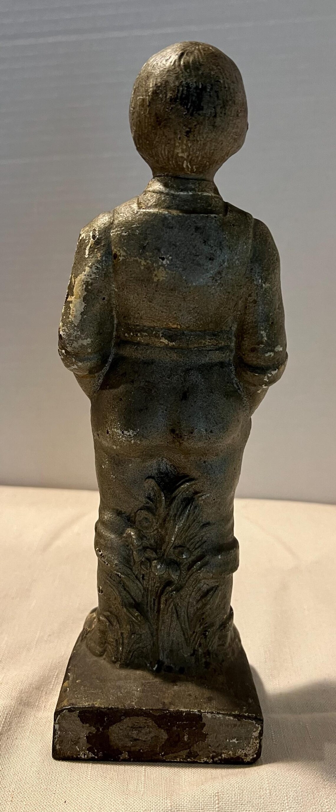 Antique Judd Cast Iron School Boy Doorstop Statue HUBLEY Original - Etsy