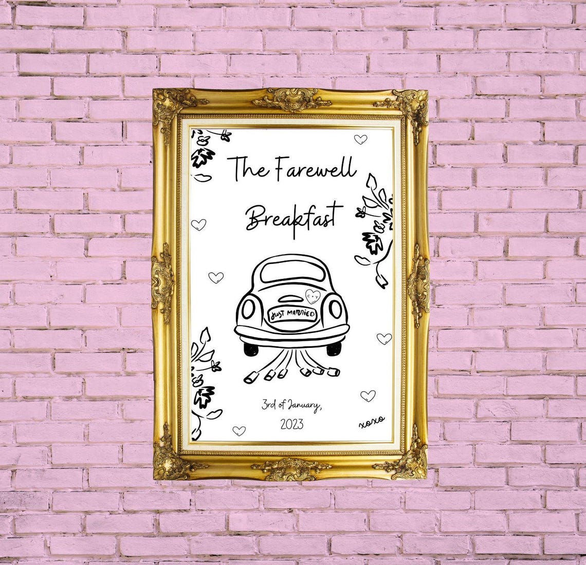 Farewell Brunch Wedding Signage Template - Etsy