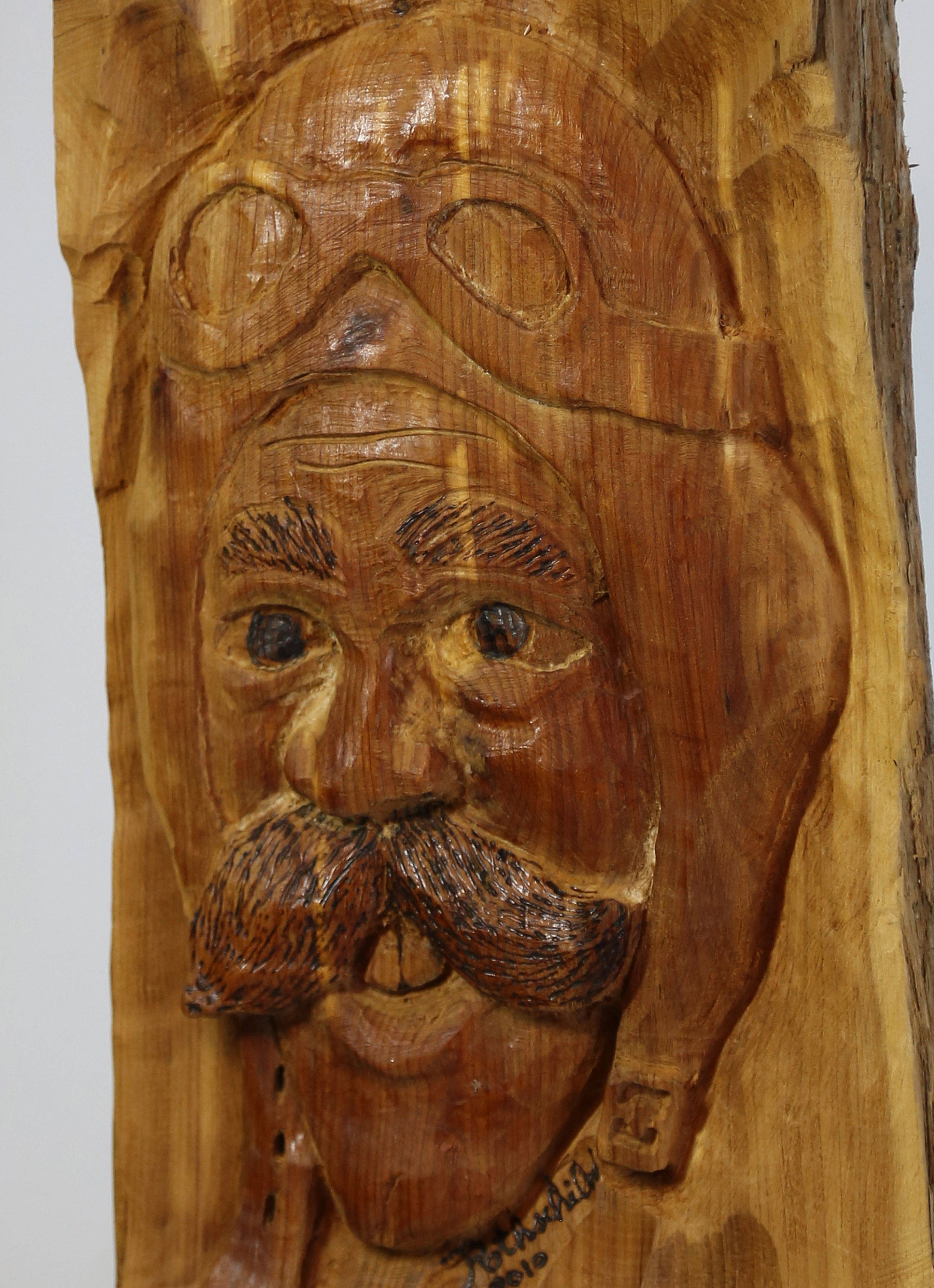 Wood Carving Tennessee Cedar Fred Lindbergh - Etsy
