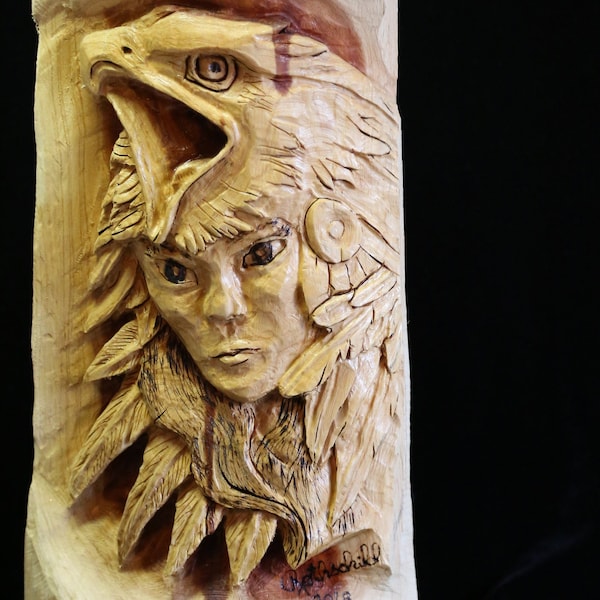 Eagle Wood Carving - Etsy