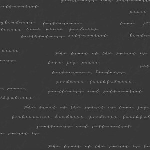 Fruits of the Holy Spirit Script Wallpaper/ Removable Wallpaper/ Peel ...