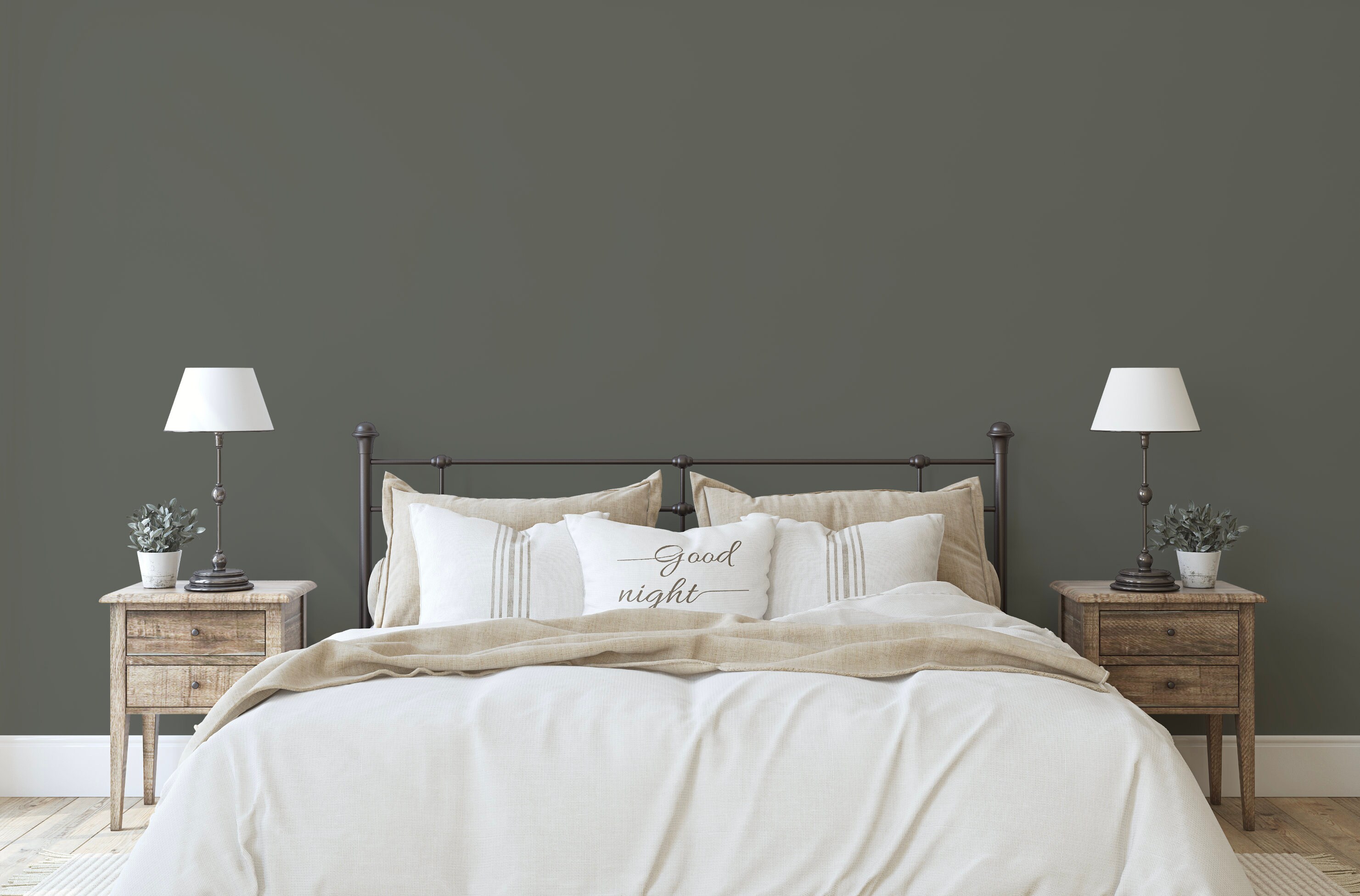 Wallpaper Green/ Deep Sage Solid Color Wallpaper/ Removable - Etsy