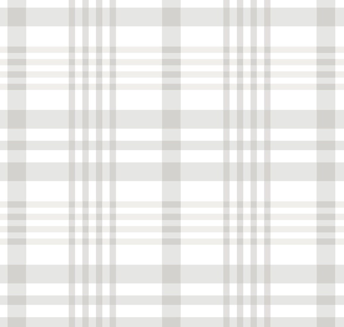 Wallpaper Plaid/ Sophisticated Beige Plaid Wallpaper/ - Etsy