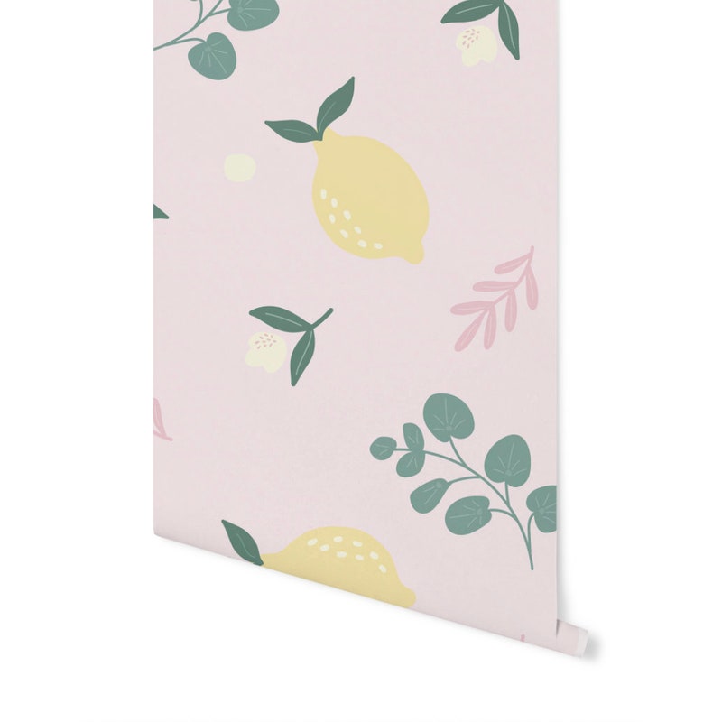 Lemon Wallpaper - Etsy