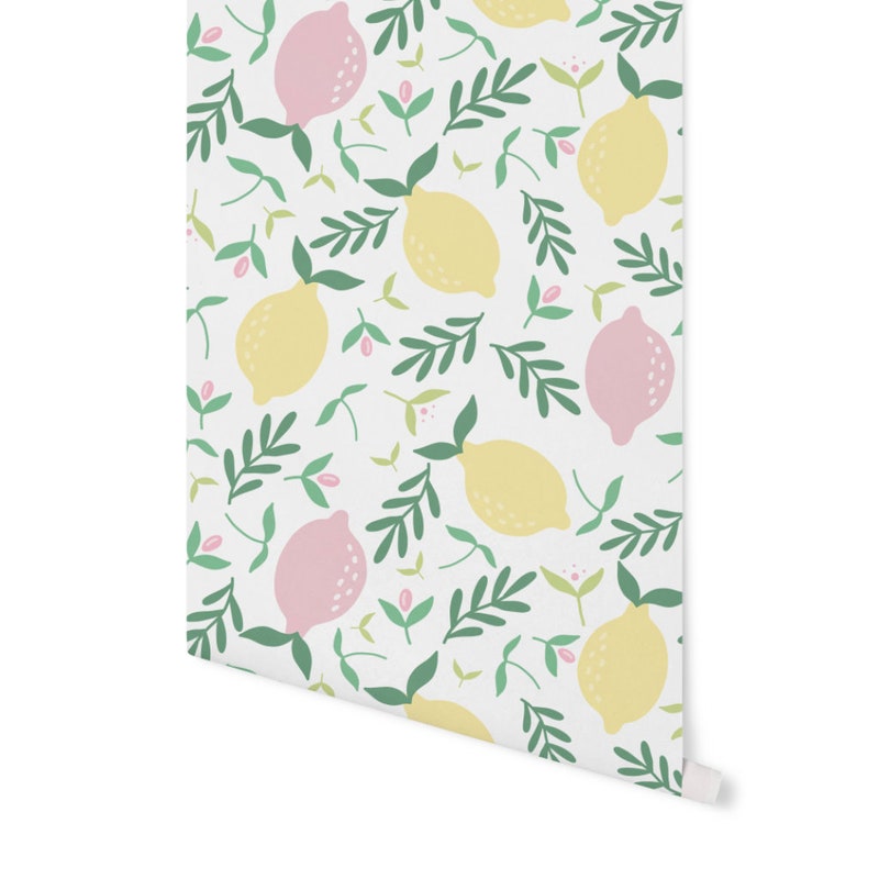 Lemon Wallpaper - Etsy