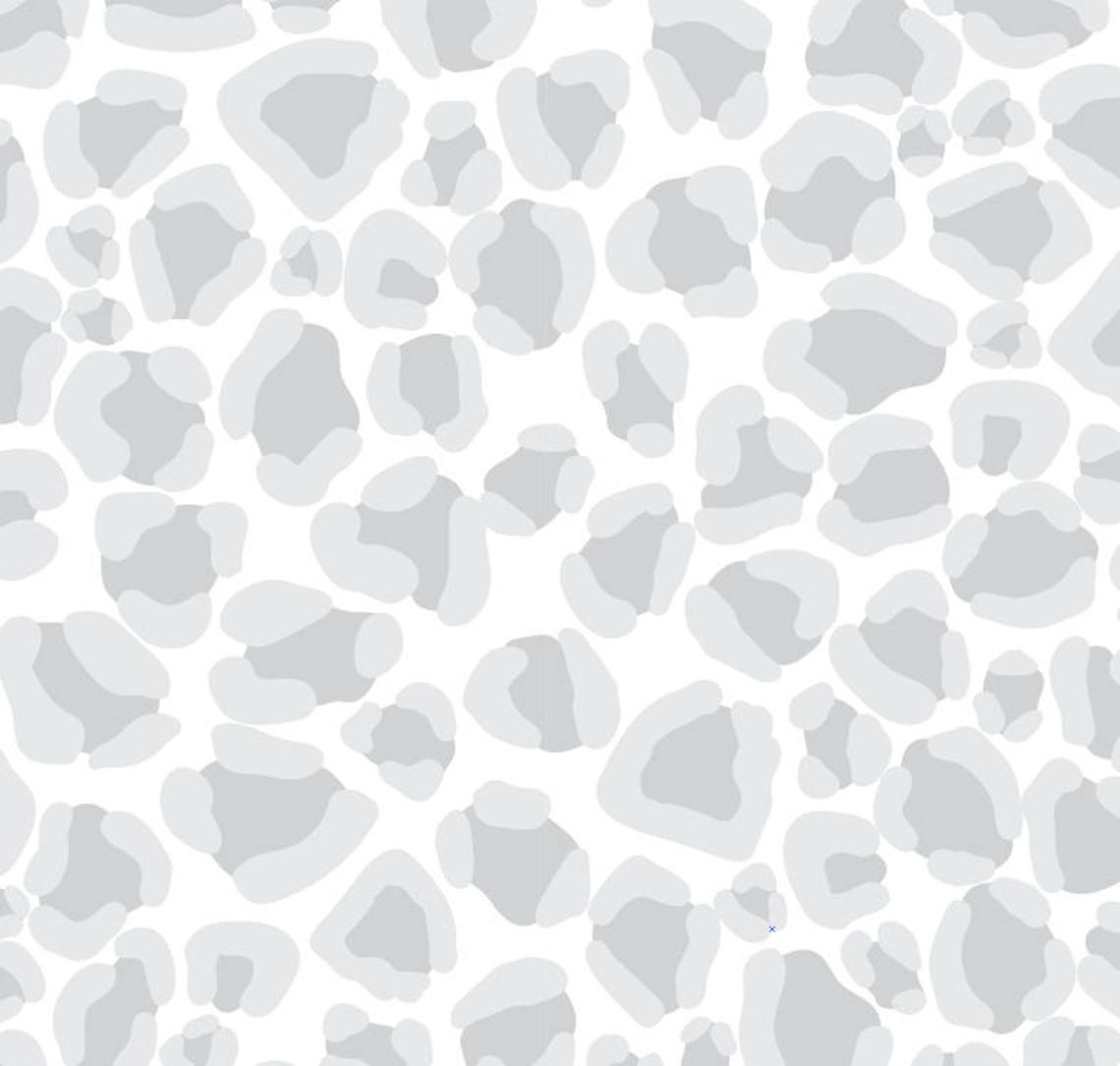 Gray Leopard Print Wallpaper // Removable Wallpaper // Peel - Etsy
